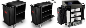 Rubbermaid Metal Housekeeping Carts / Maid Carts