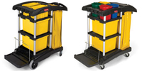 Rubbermaid Microfiber Cleaning Carts - Microfiber Cart - Cleaning Carts