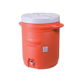 Rubbermaid 161001 Insulated Beverage Container, Orange - 16" L x 16" W ...
