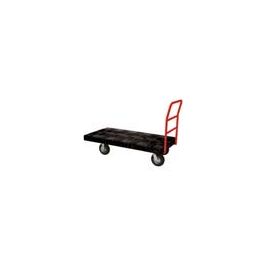 Rubbermaid 4466-10 Standard Platform Truck, 8" dia Pneumatic Rubber ...