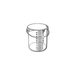 Rubbermaid 5729-24 Round Storage Container with Bail - 13.13" Dia. x 14 ...