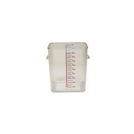 Rubbermaid 6312 Space Saving Square Container - 11.31" L x 10.5" W x 7. ...