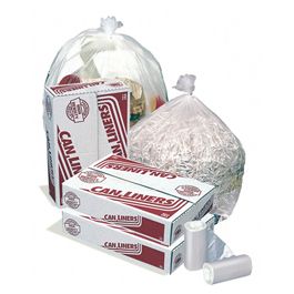 Pitt Plastics MR30370MC High-Density Mini-Roll Natural Trash Bags - 30 ...