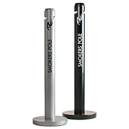 Rubbermaid / United Receptacle R1 Smokers Pole - 4" Dia. x 41" H (14.25 ...